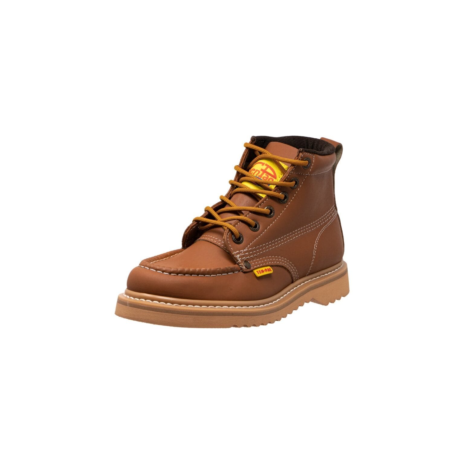 Botas de Trabajo Color Miel de Piel | Seguras y Cómodas | Tenpac®